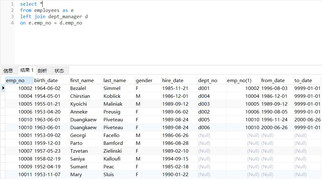 SQL练习 · Mr.li's Blog